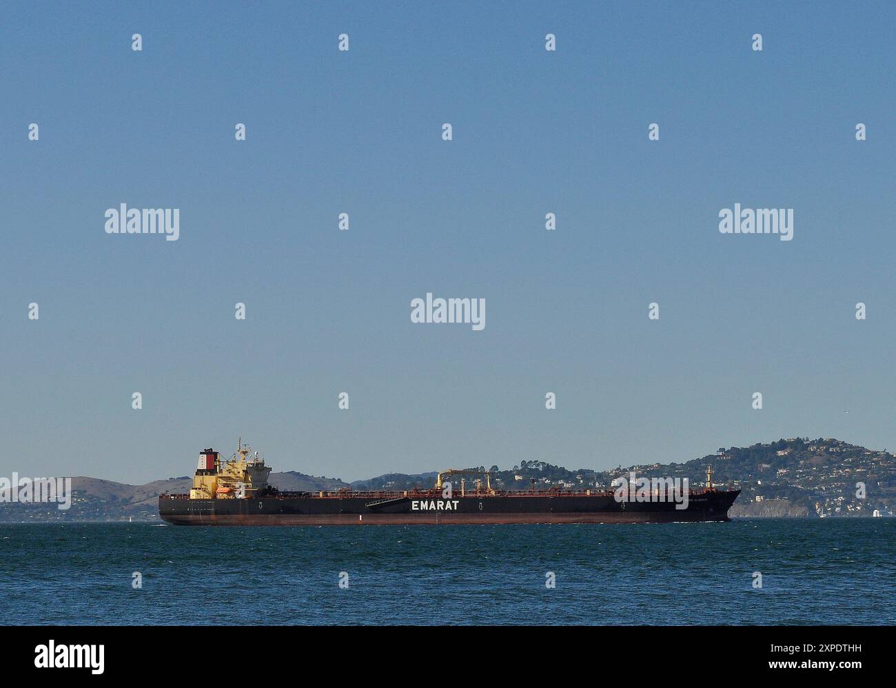 oil tanker ship in San Francisco Bay, California Stock Photo - Alamy