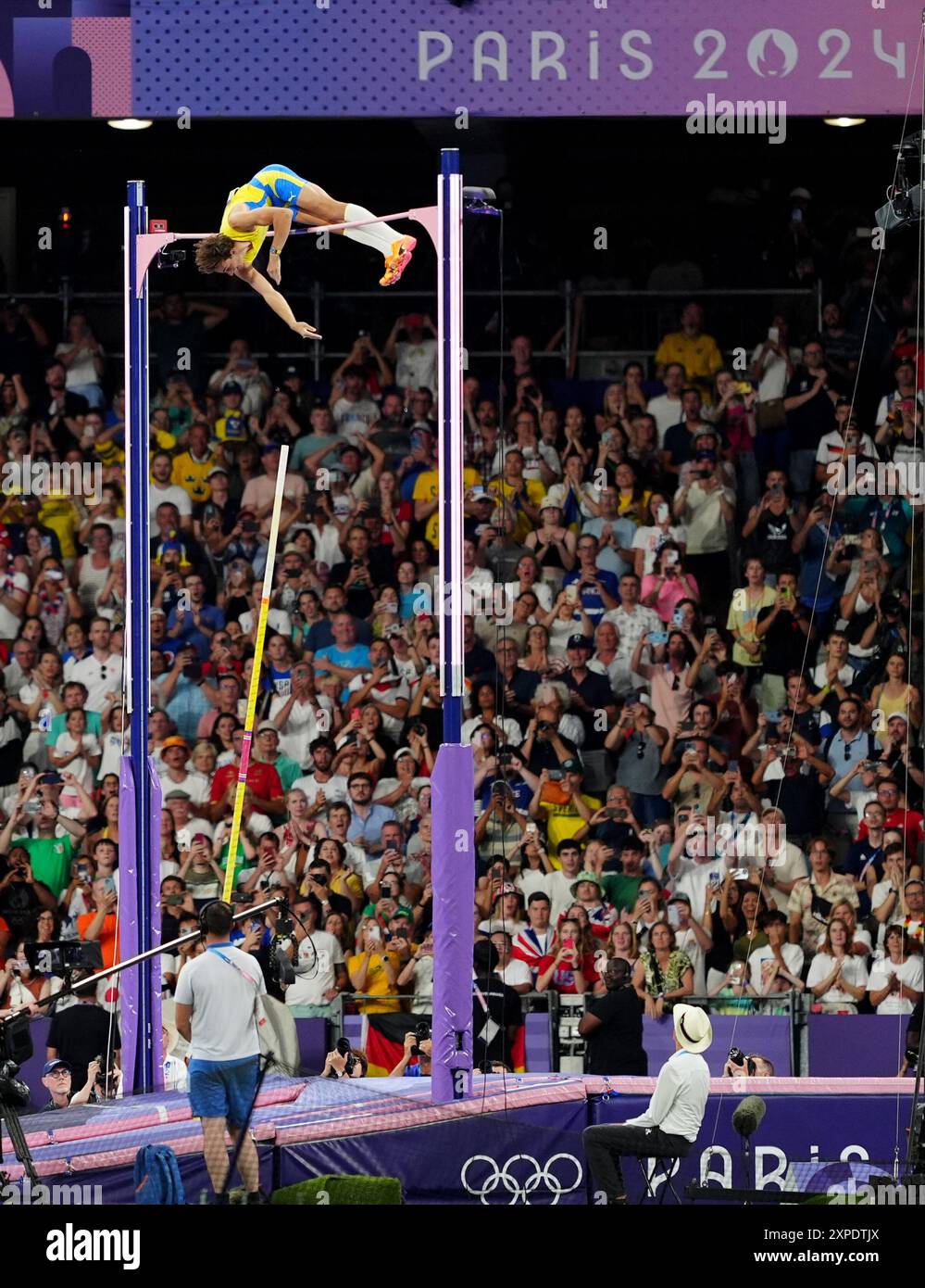 Sweden's Armand Duplantis wins the Men's Pole Vault Final at the Stade ...