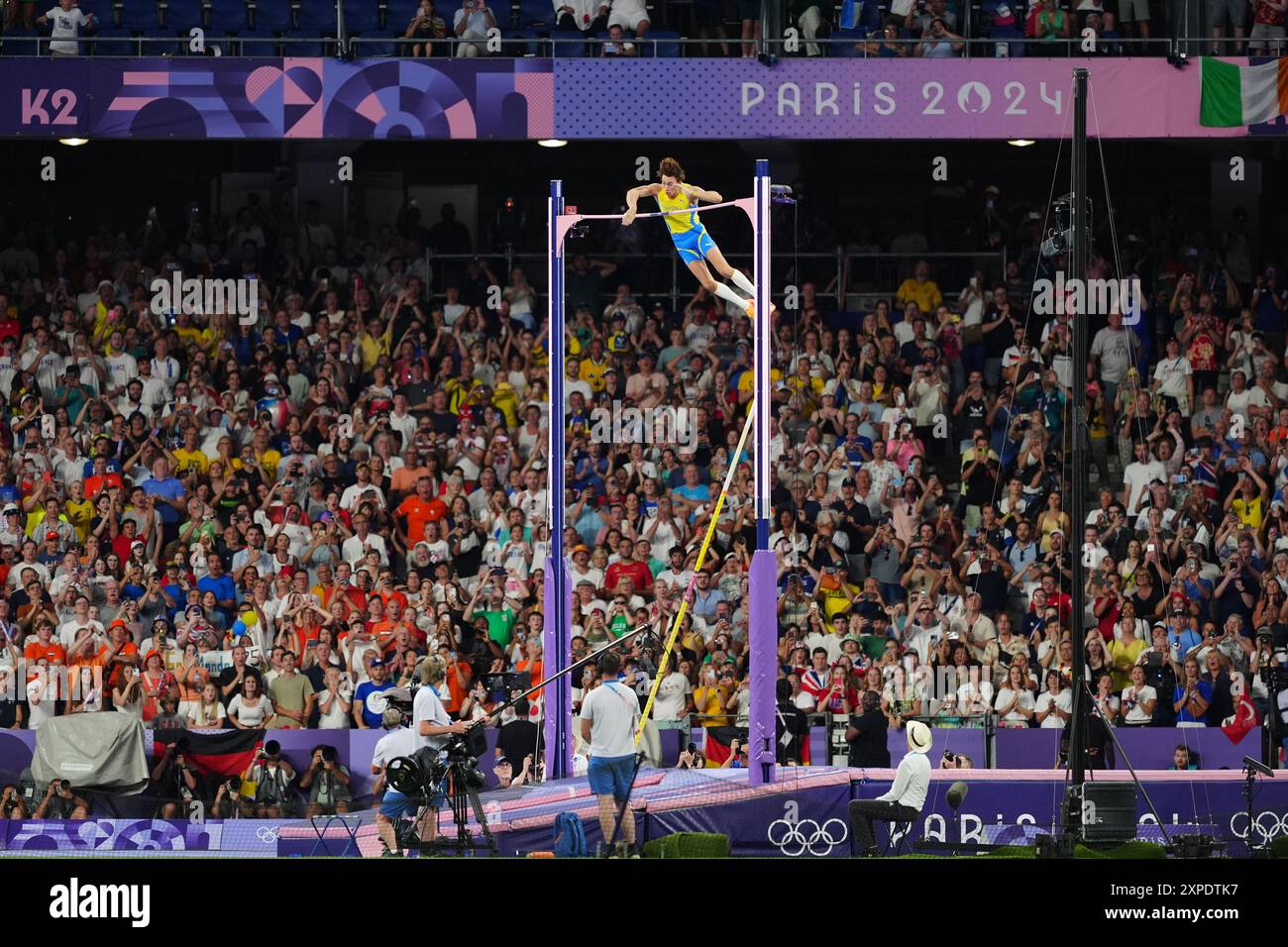 Sweden's Armand Duplantis wins the Men's Pole Vault Final at the Stade ...