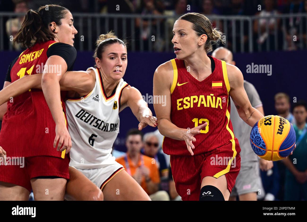 Paris, France. 05th Aug, 2024. Olympics, Paris 2024, 3x3 basketball ...