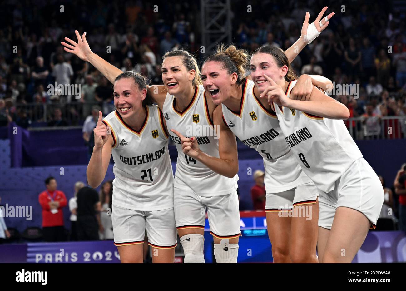 Paris, France. 05th Aug, 2024. Olympia, Paris 2024, 3x3 Basketball ...