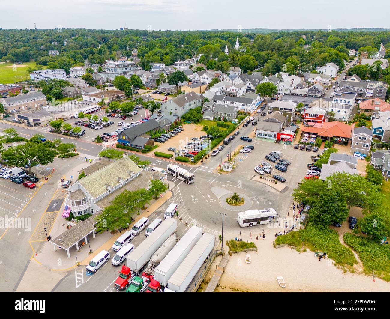 Aerial photo Vineyard Haven on Marthas Vineyard 2024 Stock Photo - Alamy