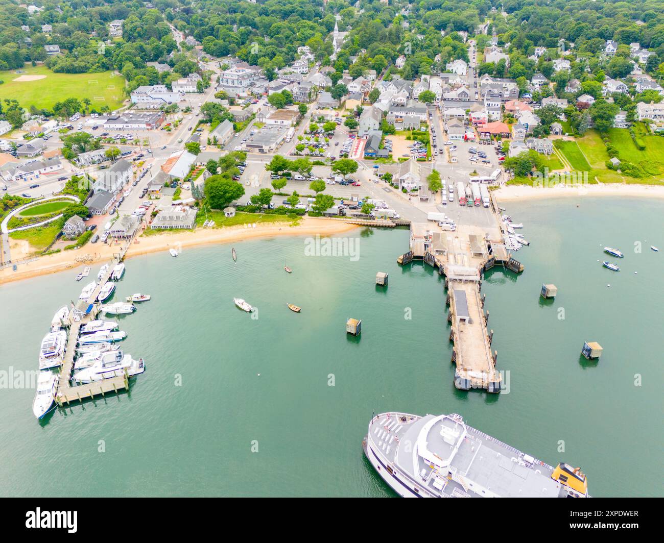 Aerial photo Vineyard Haven on Marthas Vineyard 2024 Stock Photo - Alamy