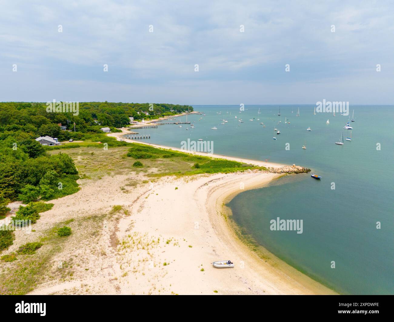 Aerial photo Vineyard Haven on Marthas Vineyard 2024 Stock Photo - Alamy