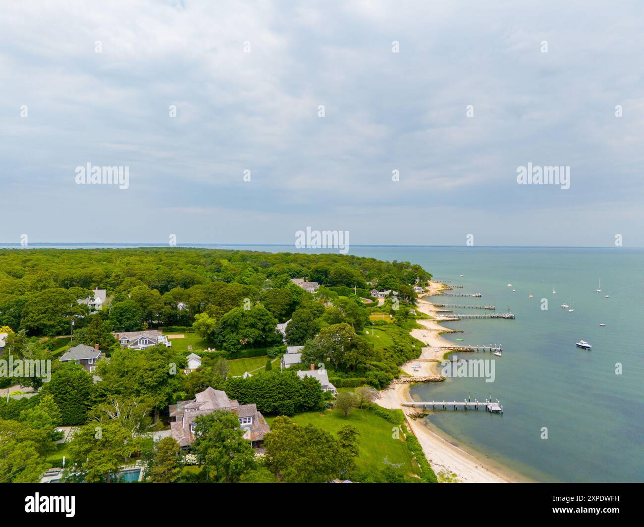 Aerial photo Vineyard Haven on Marthas Vineyard 2024 Stock Photo - Alamy