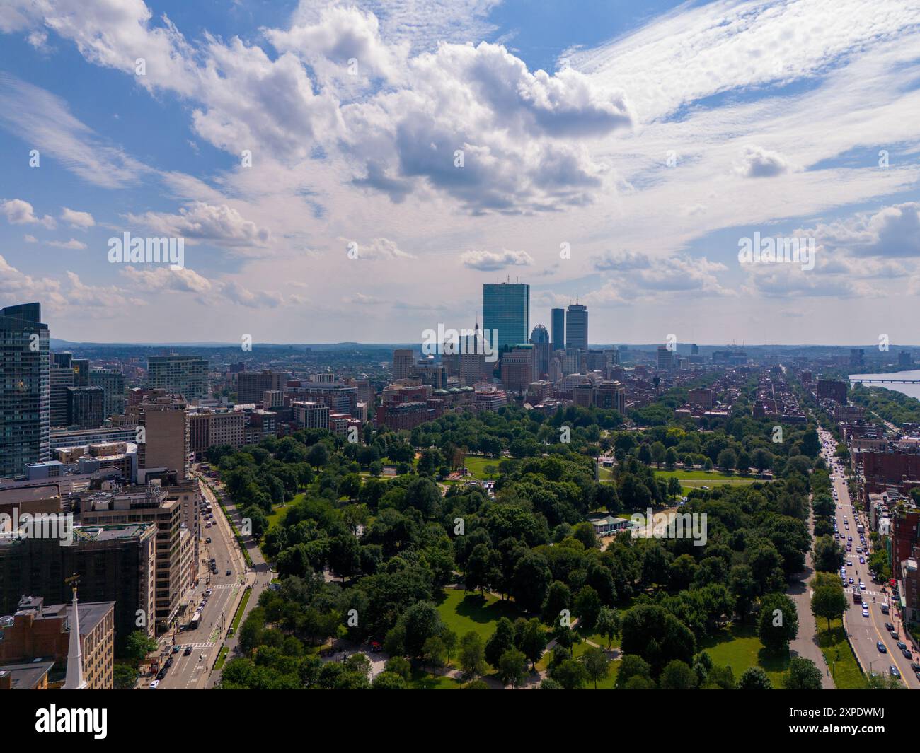 Visit Bostom Common park Summer vacation destination 2024 Stock Photo ...