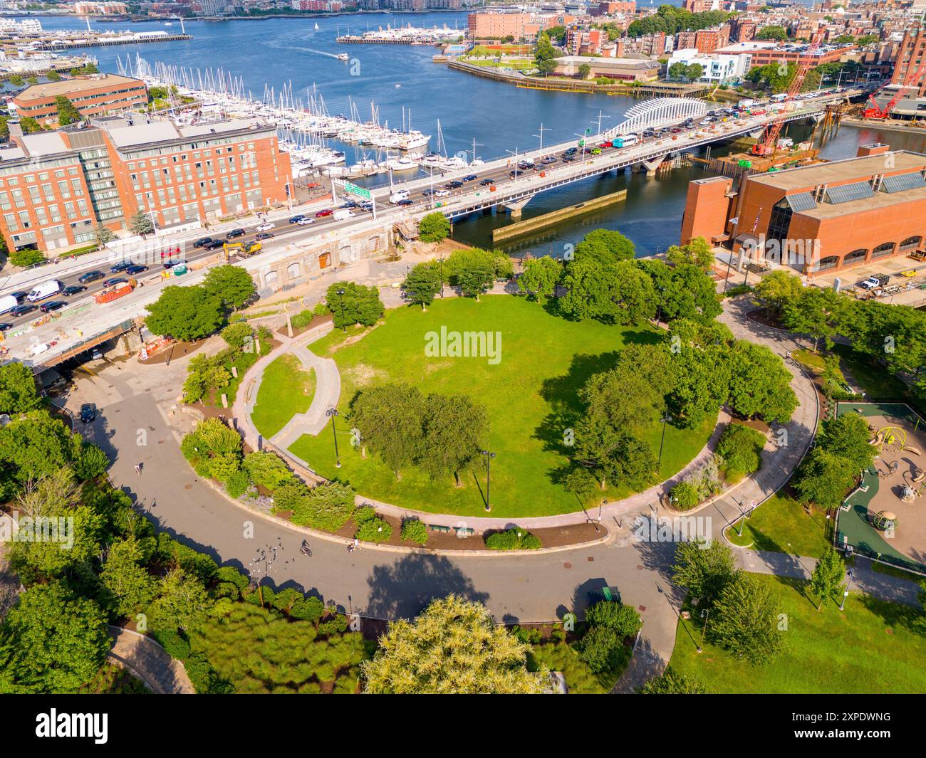 Paul Revere Park, Boston, Massachusetts USA Stock Photo - Alamy