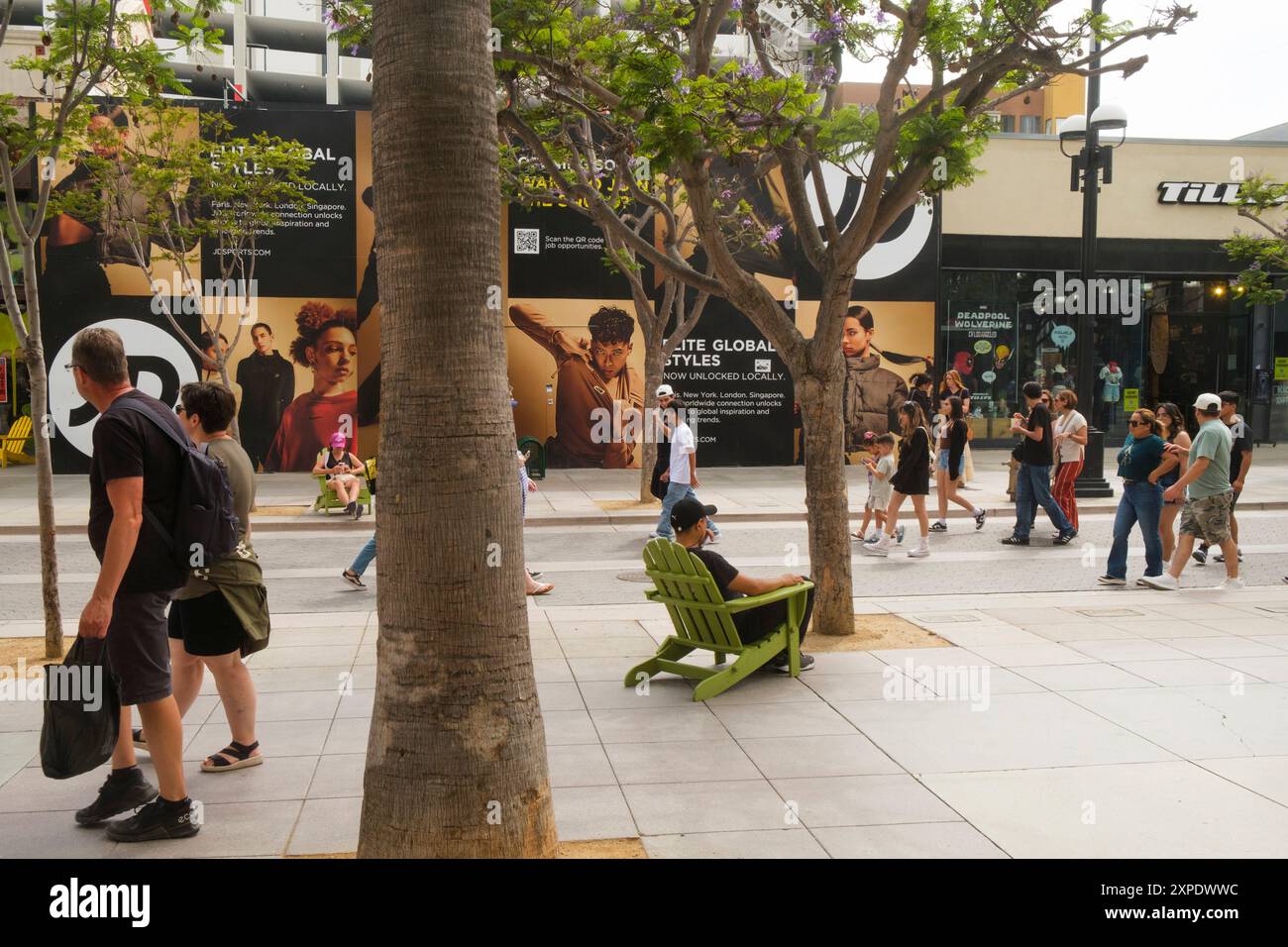 Third Street Promenade, Santa Monica, California, United States of ...