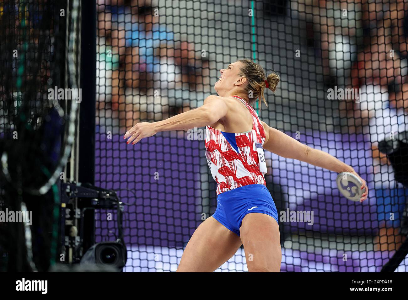 Paris, France. 05th Aug, 2024. Sandra Elkasevic of Croatia competes ...
