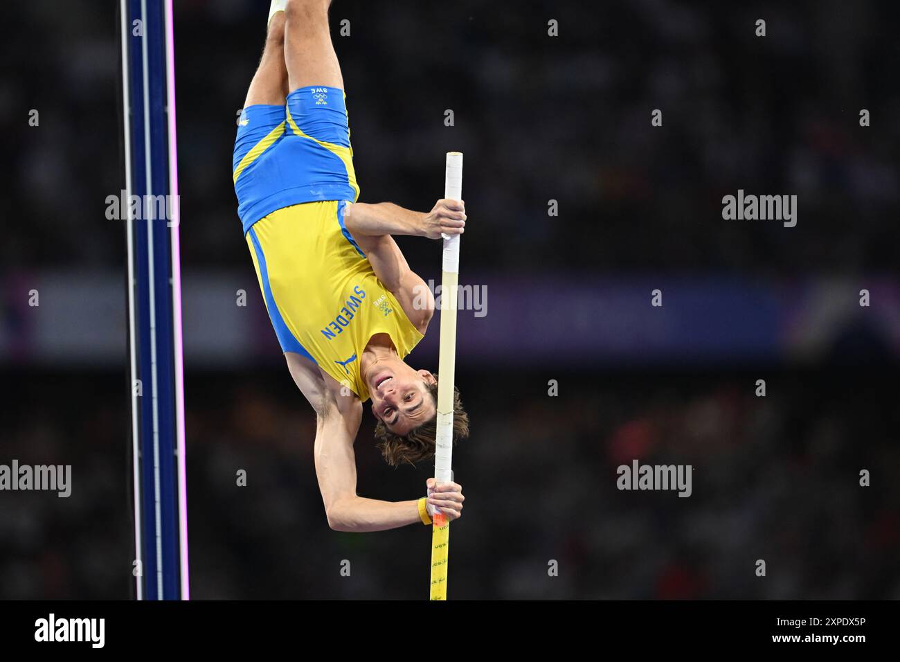 Saint Denis, France. 05th Aug, 2024. Olympics, Paris 2024, athletics, Stade de France, pole ...