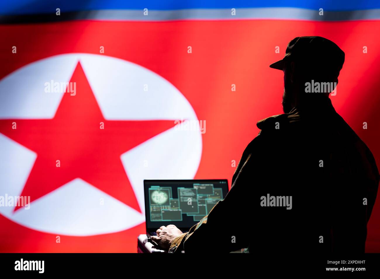 North Korea air defense operator uses radar system to detect incoming ...