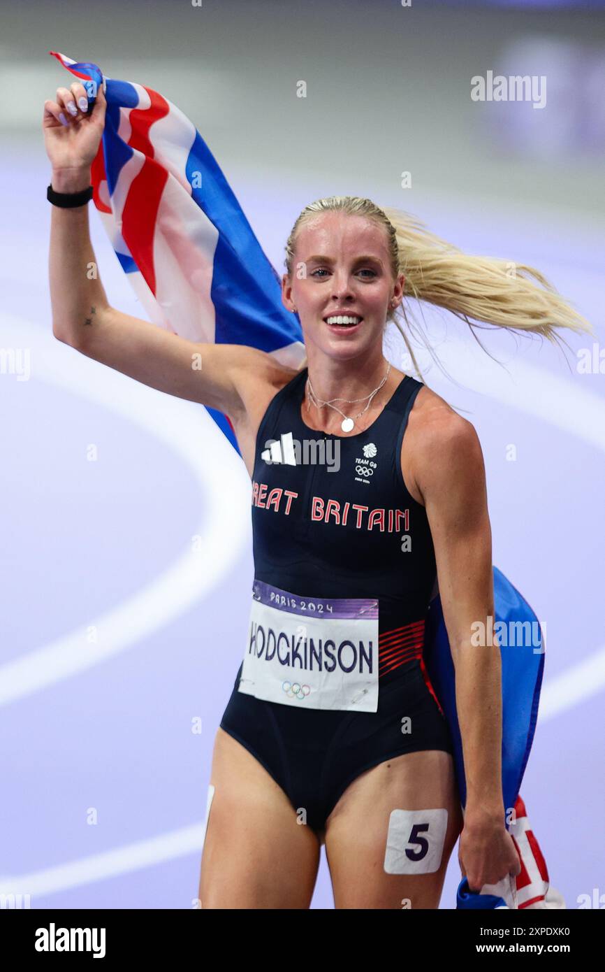 PARIS, FRANCE. 5th Aug, 2024. Keely Hodgkinson of Team Great Britain ...