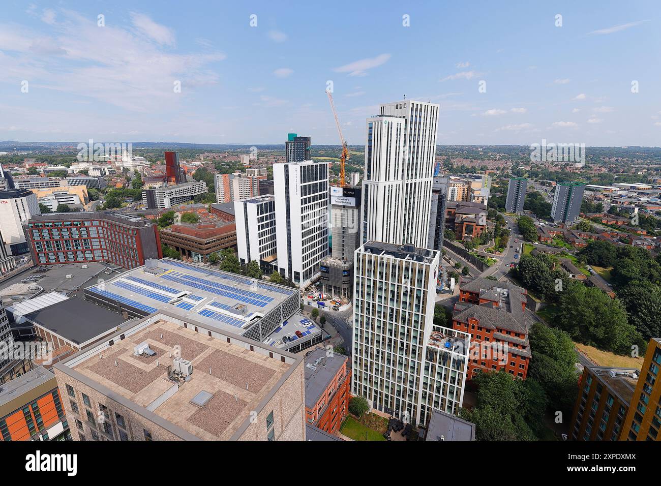 A view of Cirrus Point building that is currently under construction in ...