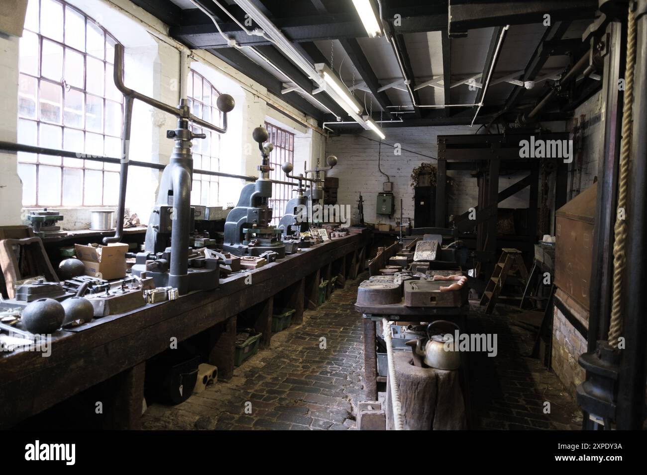 view of the Newman Brothers Coffin Works museum in Birmingham, August 5 ...