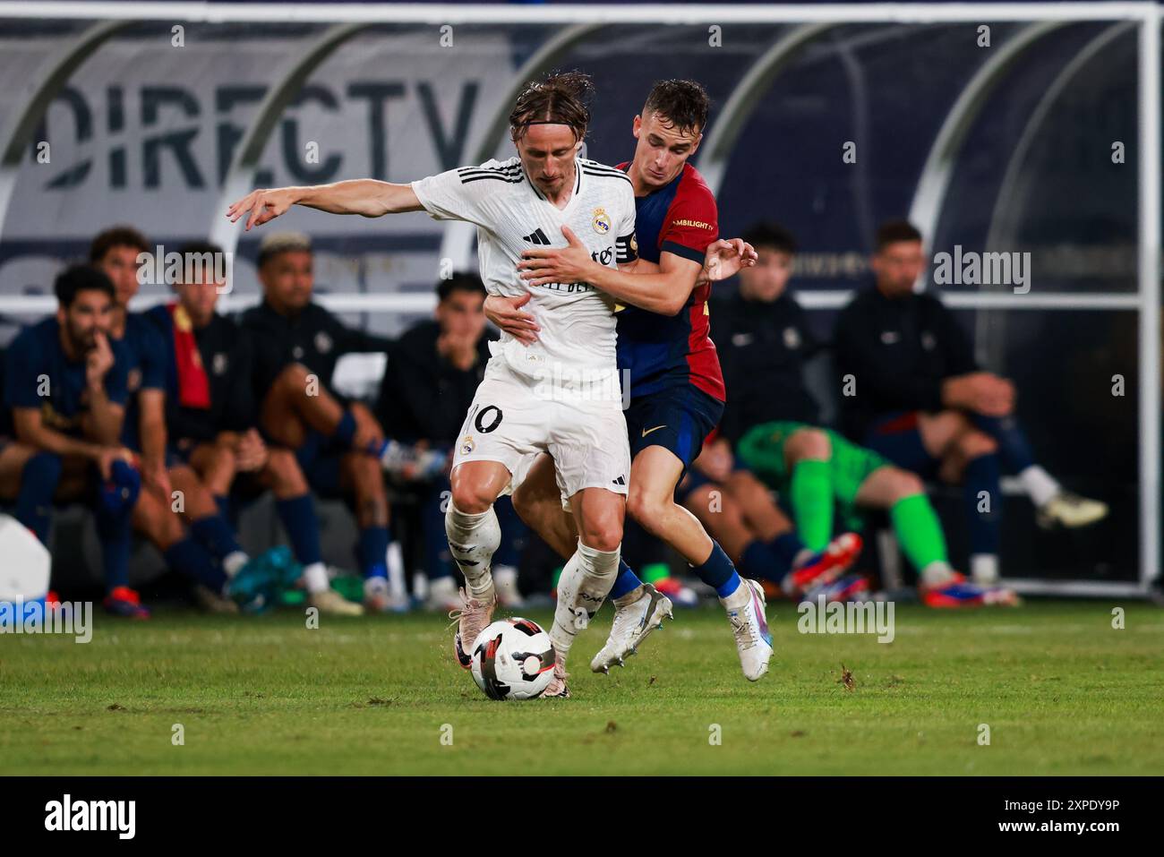 Aug 3, 2024: East Rutherford, NJ, USA; Real Madrid midfielder Luka ...