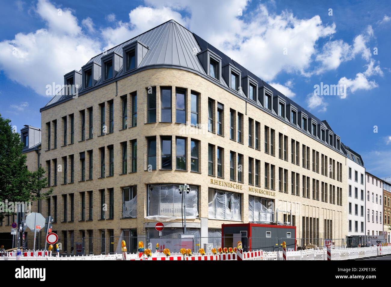 cologne, germany august 05 2024: the Rheinische Musikschule lettering ...