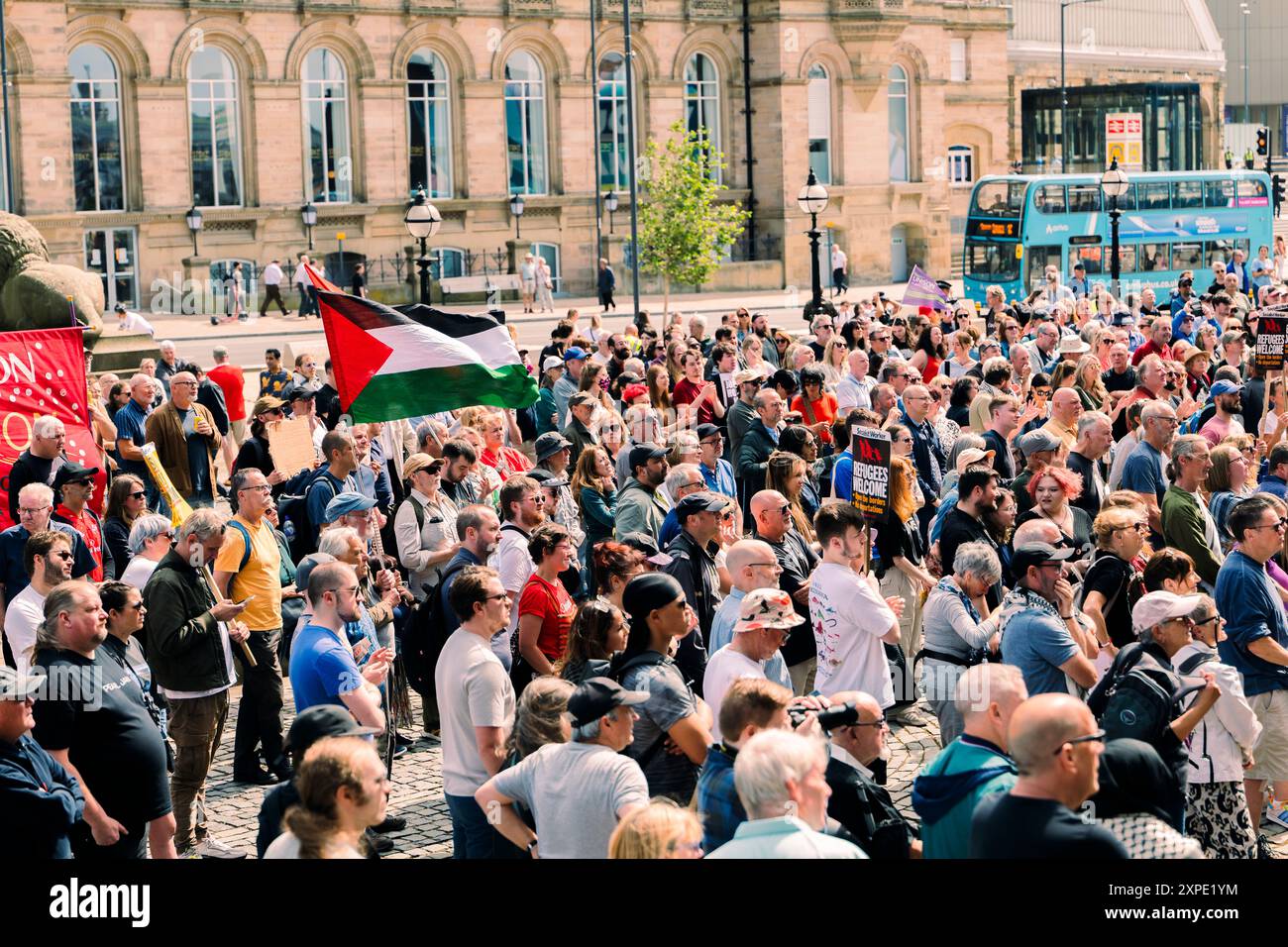Riot Police in Liverpool during the 'save the children' fascist march ...