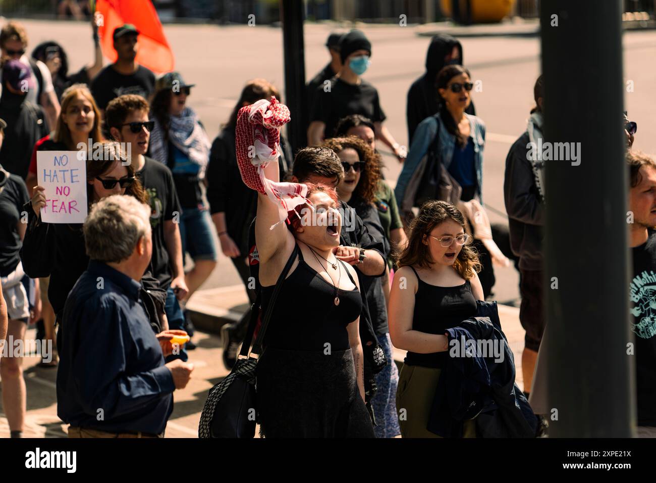 Riot Police in Liverpool during the 'save the children' fascist march ...