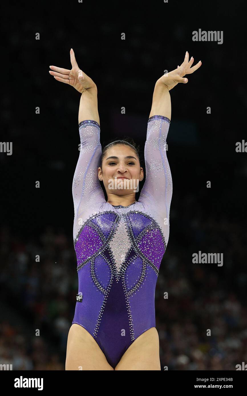 PARIS, FRANCE. 5th Aug, 2024. Manila Esposito of Team Italy reacts ...