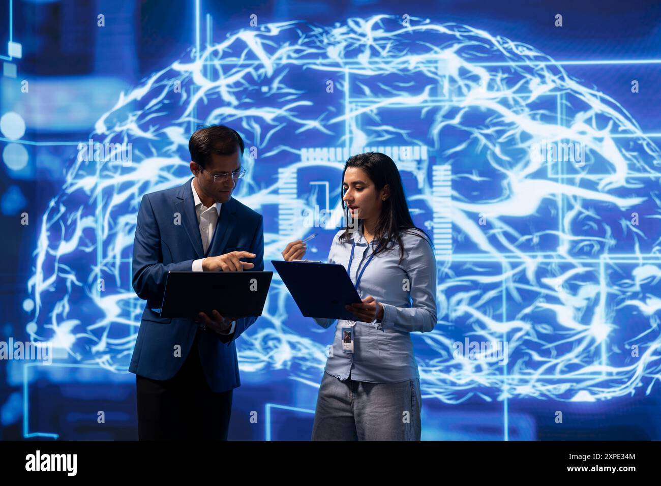 Team members develop artificial intelligence hi-res stock photography and images - Alamy