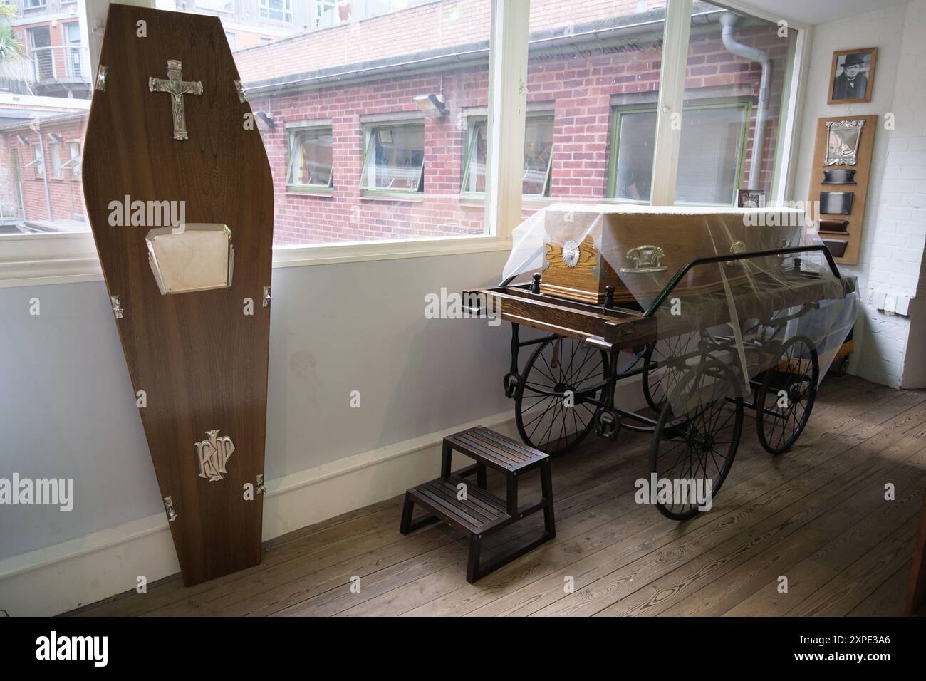 Madrid, Spain. 05th Aug, 2024. view of the Newman Brothers Coffin Works ...