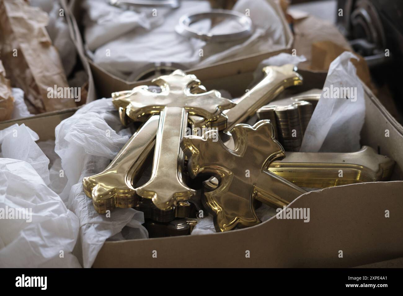 Madrid, Spain. 05th Aug, 2024. view of the Newman Brothers Coffin Works ...