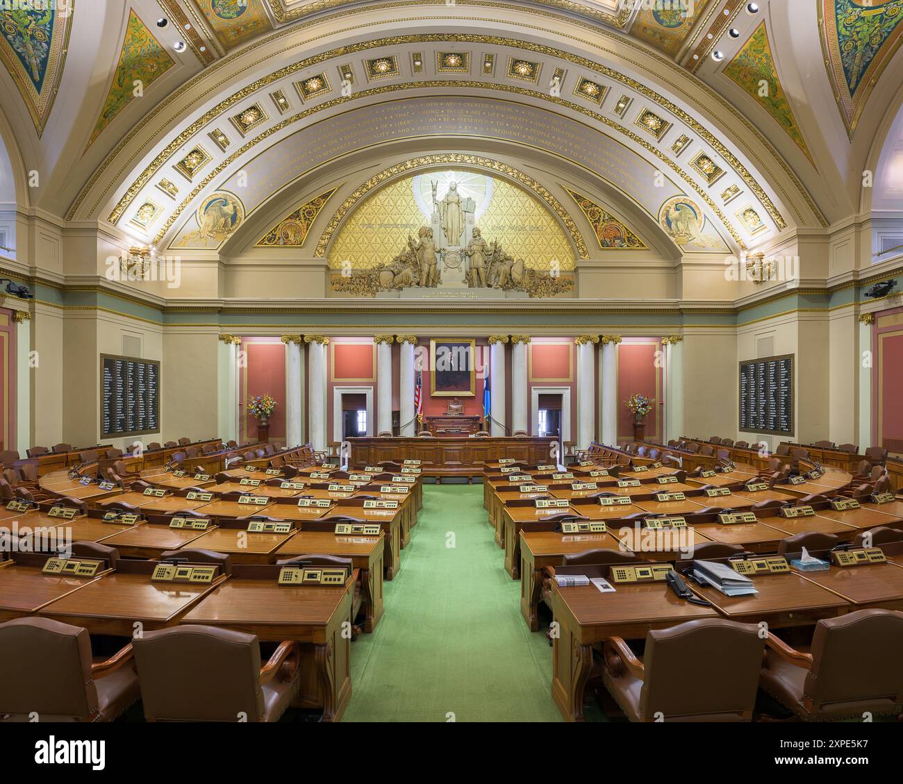 House of Representatives chamber in the Minnesota State Capitol ...