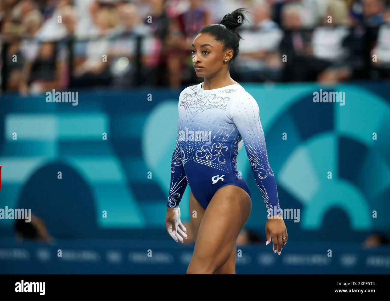 Paris, Ile de France, France. 5th Aug, 2024. Simone Biles (USA) waits ...