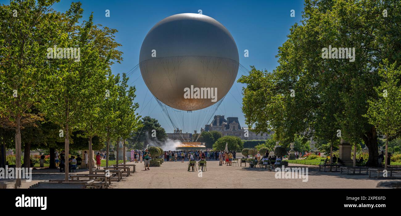 Paris, France - 08 05 2024: Olympic Games Paris 2024. View of the ...