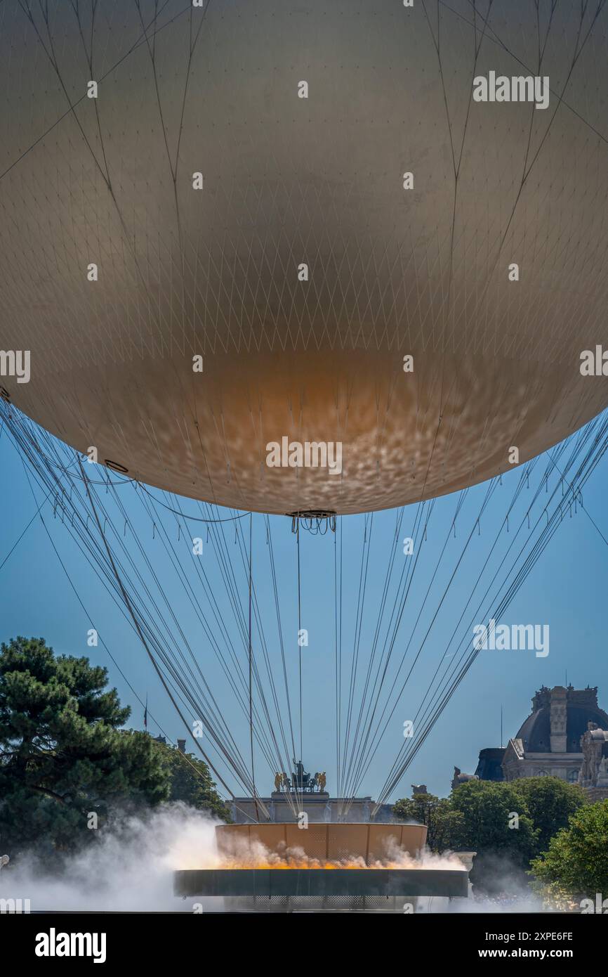 Paris, France - 08 05 2024: Olympic Games Paris 2024. View of the ...