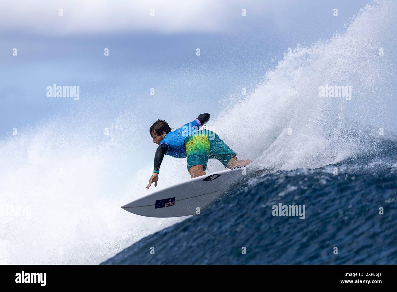 Jack Robinson, of Australia, rides a wave during the semifinals of the ...