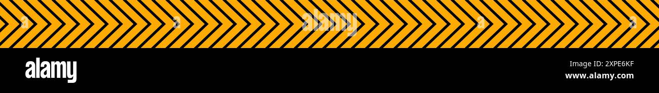 Caution tape with black and yellow chevron print. Security border print ...