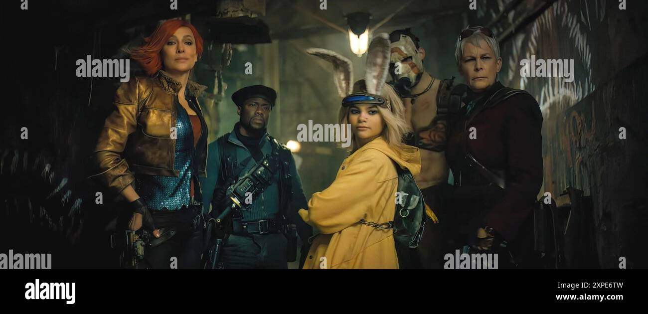 BORDERLANDS, from left: Cate Blanchett, Kevin Hart, Ariana Greenblatt ...