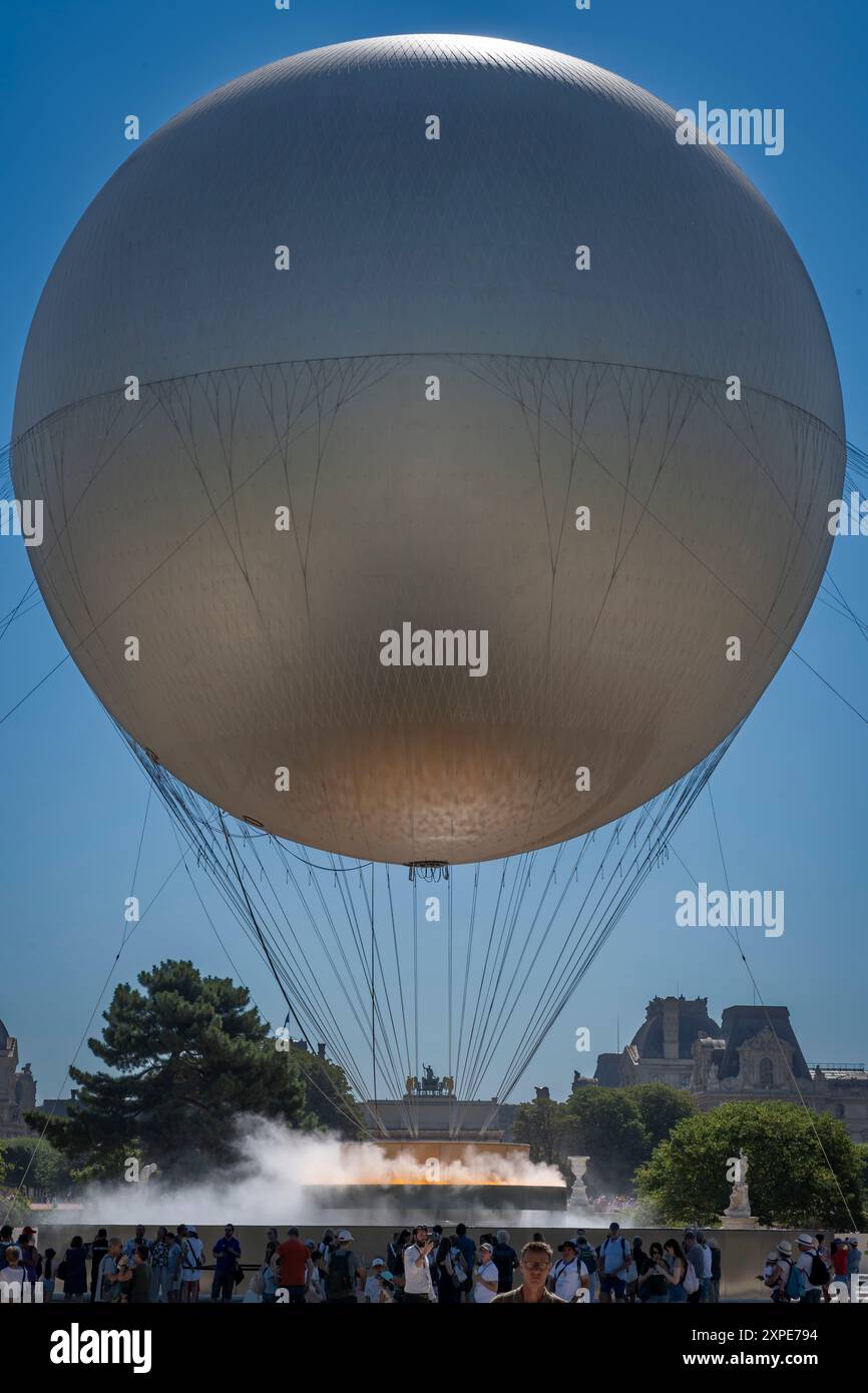Paris, France - 08 05 2024: Olympic Games Paris 2024. View of the ...