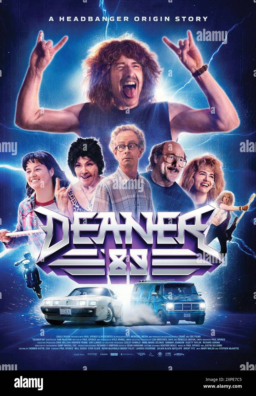 DEANER '89, poster, Paul Spence (top), bottom, from left: Star Slade, Mary Walsh, Kevin McDonald ...