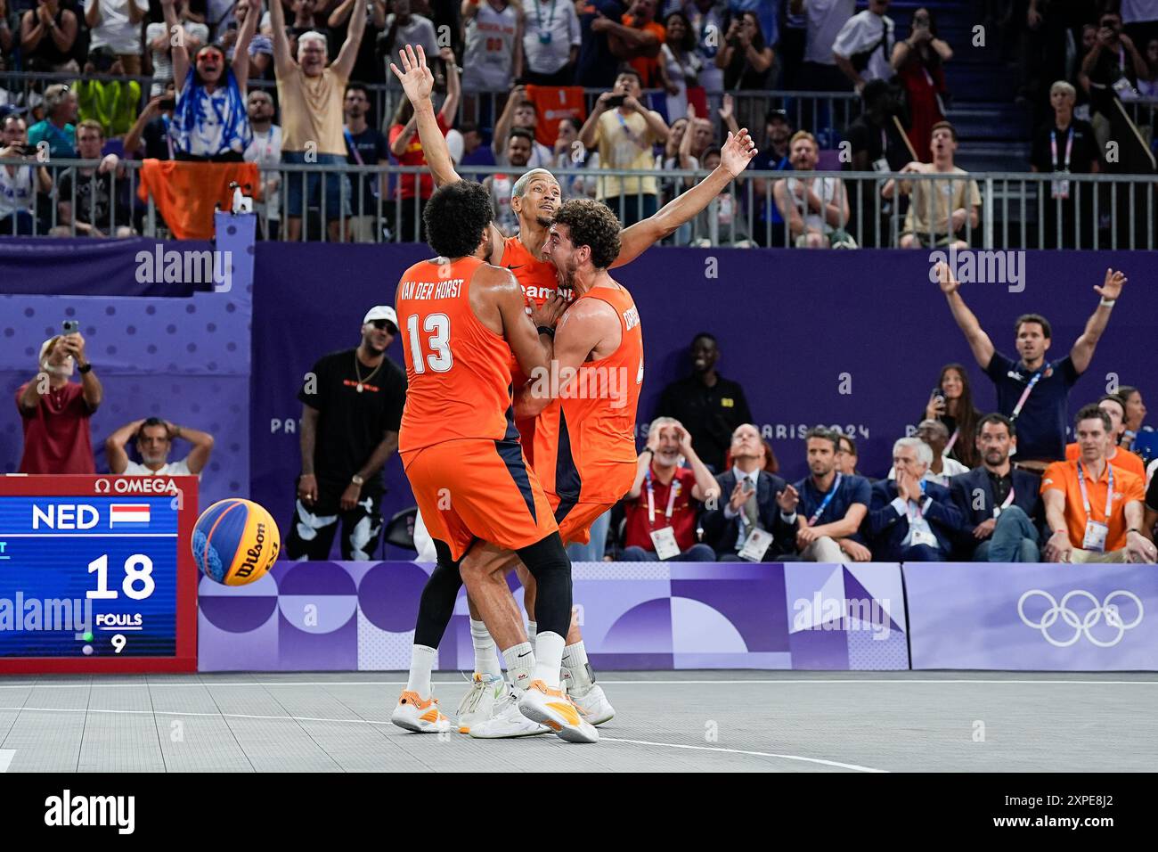 Paris, France. 05th Aug, 2024. PARIS, FRANCE - AUGUST 5: Worthy De Jong ...