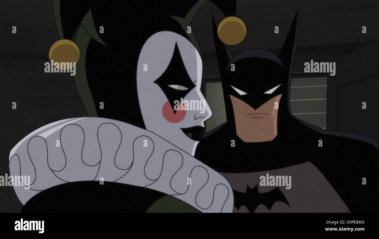 BATMAN: CAPED CRUSADER, from left: Harley Quinn (voice: Jamie Chung ...