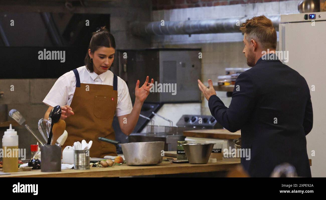 NEXT LEVEL CHEF, from left: contestant Christina Miros, host Gordon ...