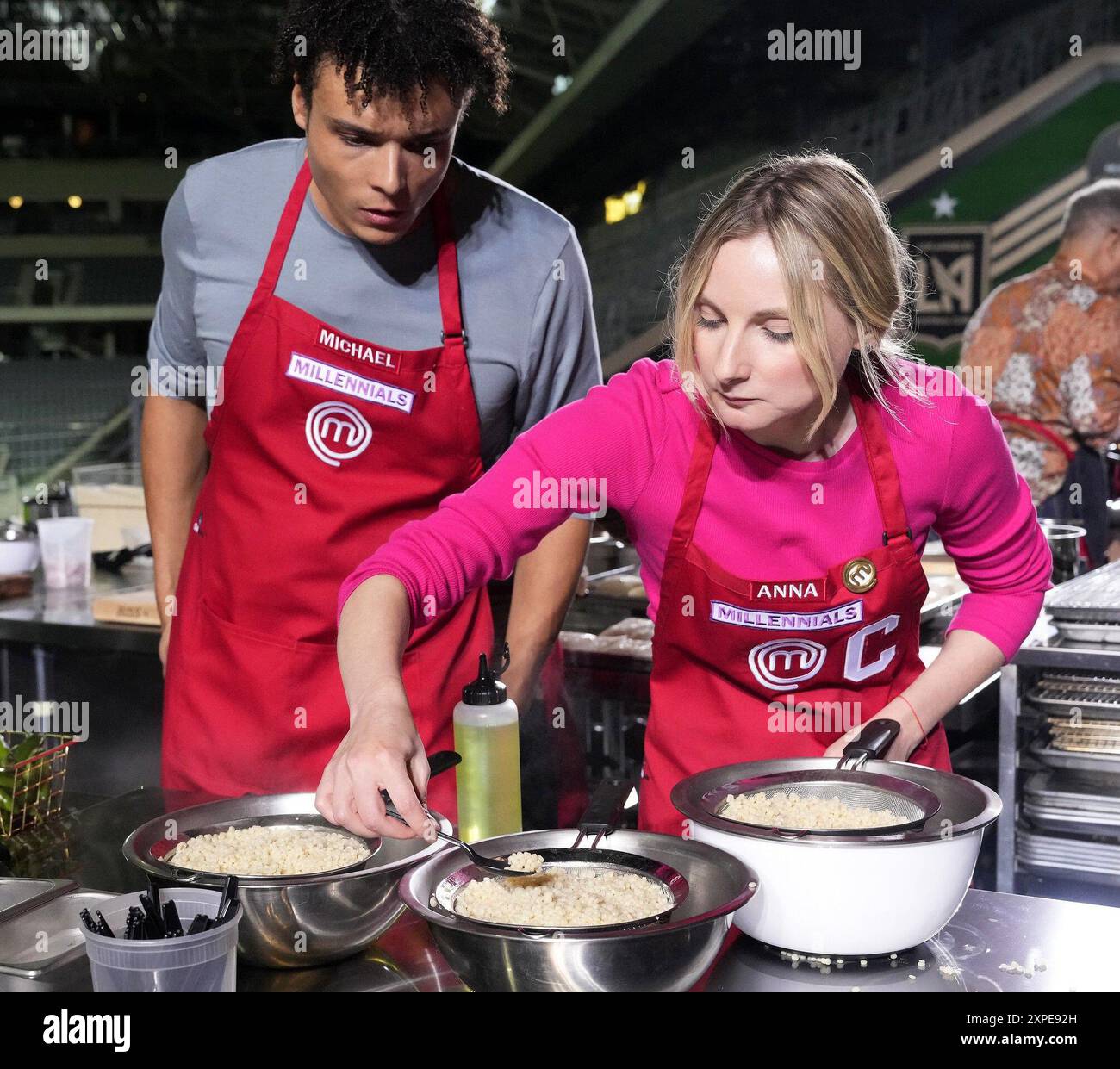 MASTERCHEF, from left: Contestants Michael Leonard, Anna Johnson, 'LAFC ...