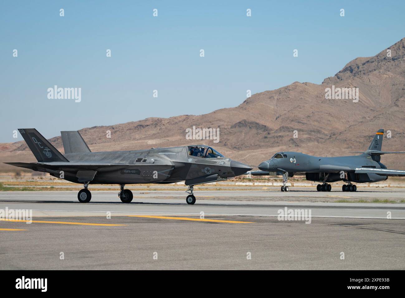 An F-35B Lightning II assigned to Marine Fighter Attack Squadron (VMFA ...