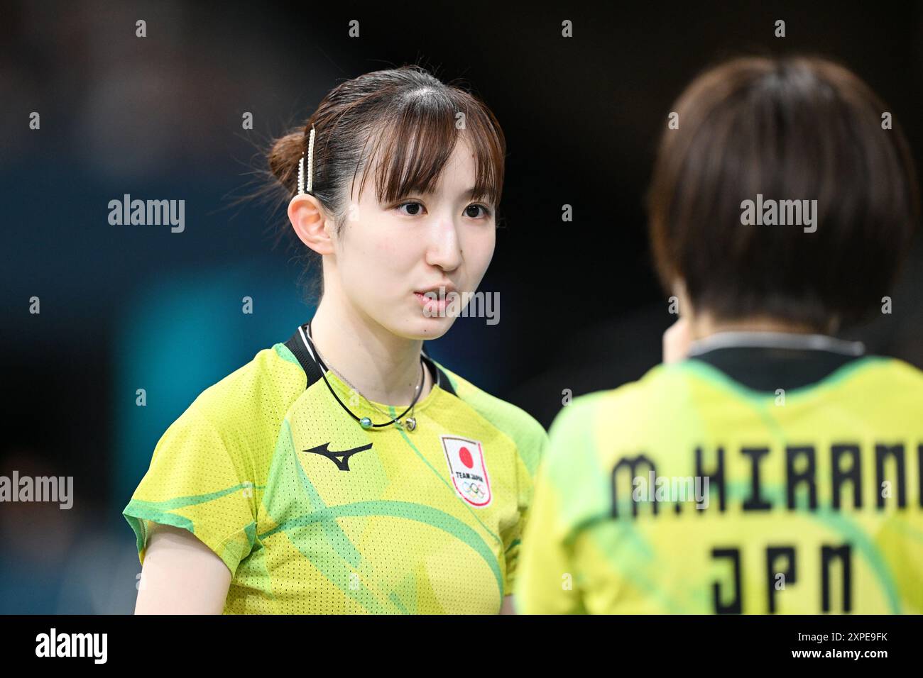 Paris, France. Credit: MATSUO. 5th Aug, 2024. Hina Hayata & Miu Hirano ...