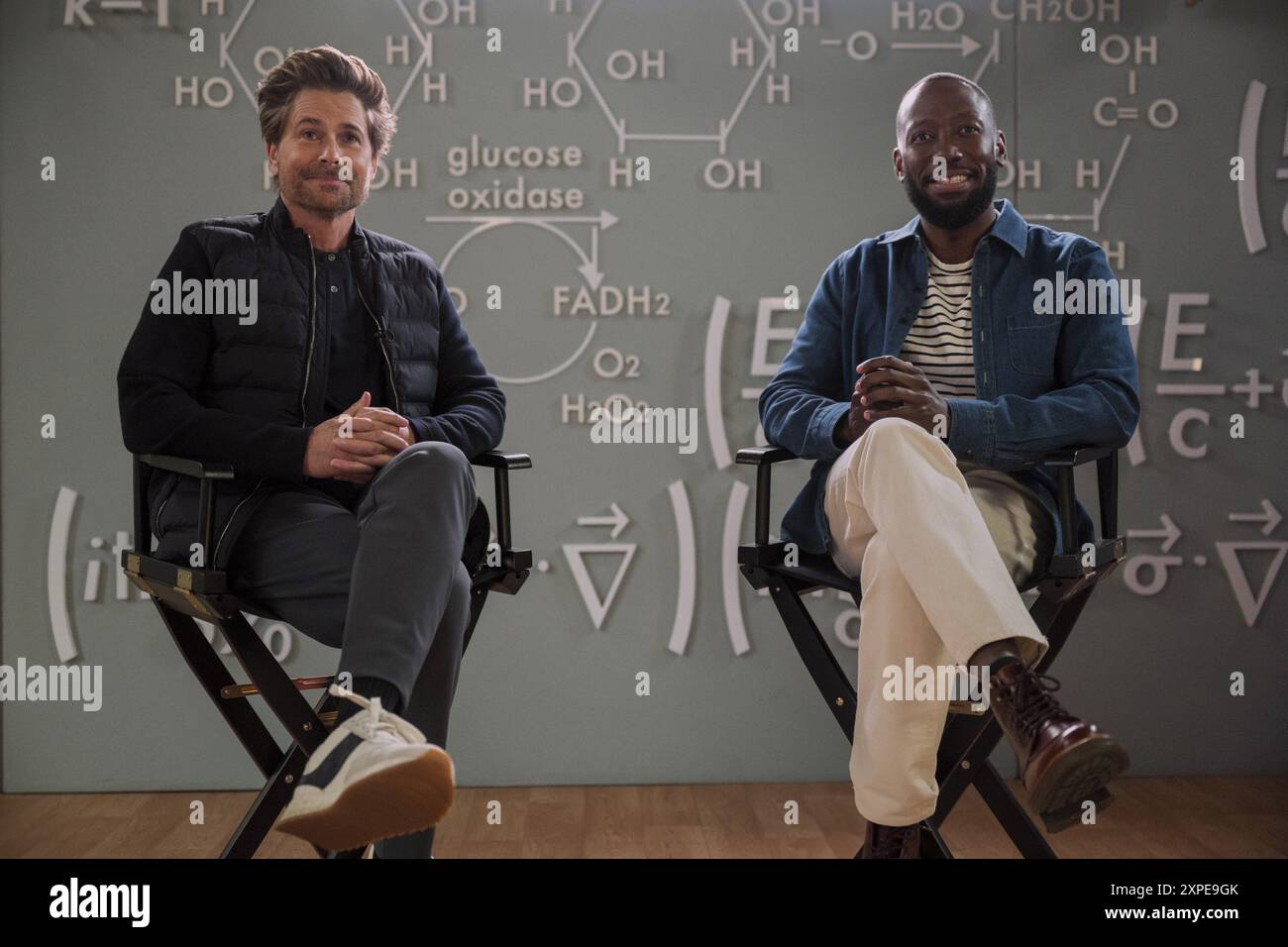 UNSTABLE, from left: Rob Lowe, Lamorne Morris, (Season 2, ep. 206 ...