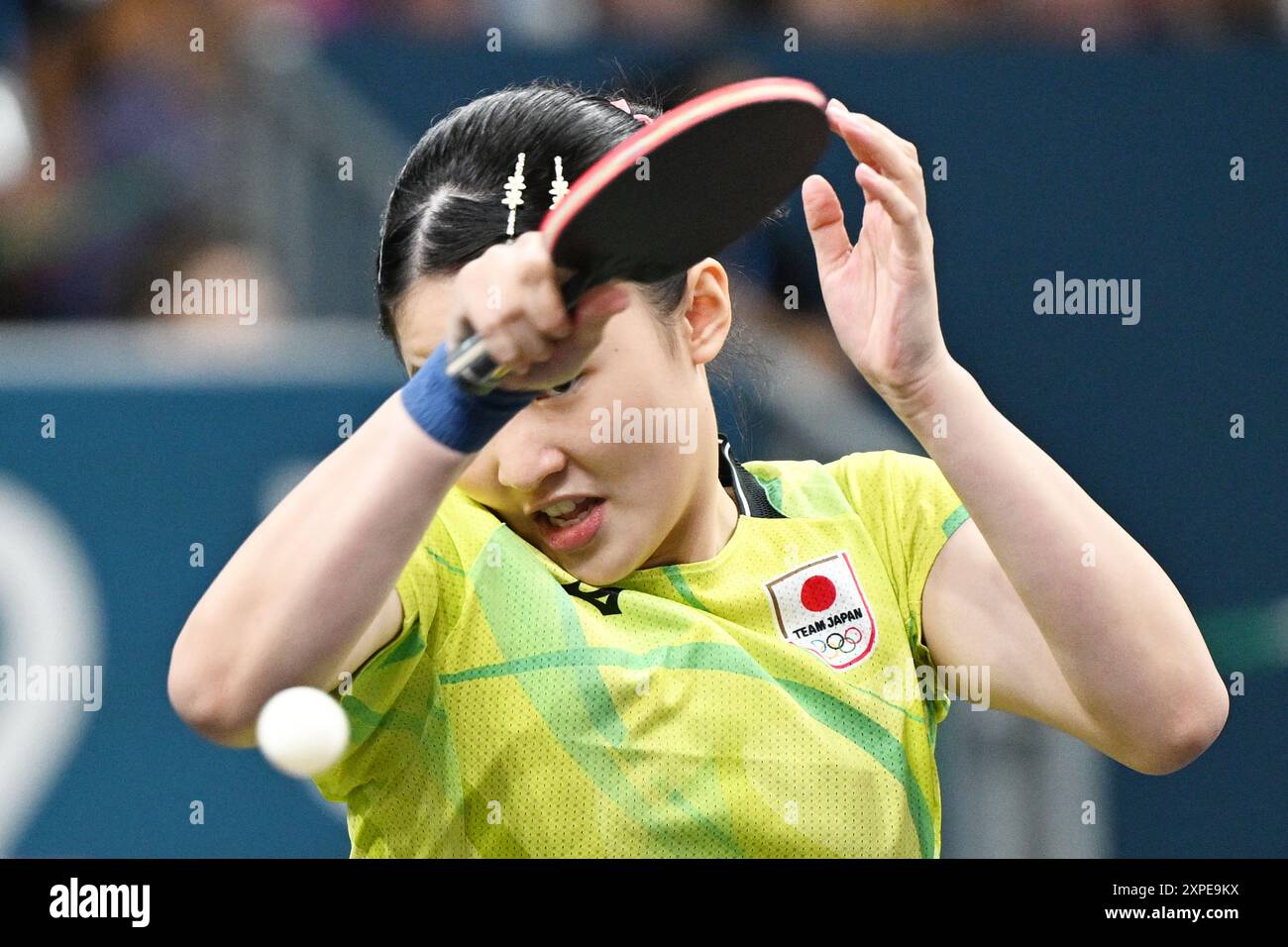Paris, France. Credit: MATSUO. 5th Aug, 2024. Miwa Harimoto (JPN) Table ...