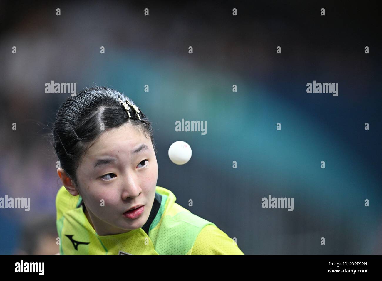 Paris, France. Credit: MATSUO. 5th Aug, 2024. Miwa Harimoto (JPN) Table ...