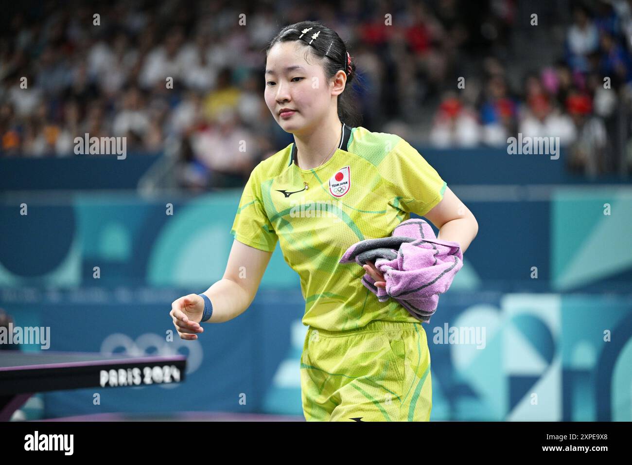 Paris, France. Credit: MATSUO. 5th Aug, 2024. Miwa Harimoto (JPN) Table ...