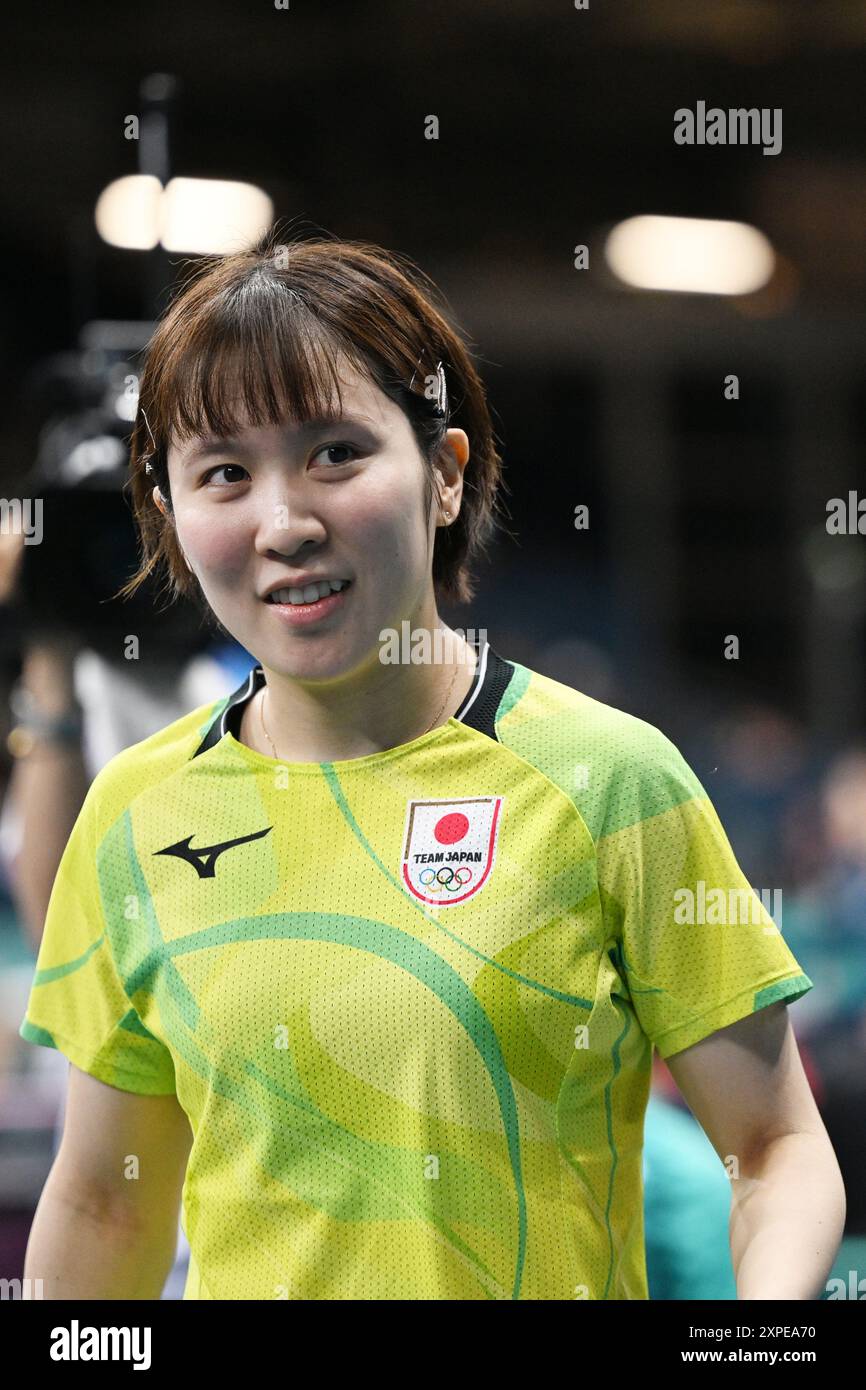Paris, France. Credit: MATSUO. 5th Aug, 2024. Miu Hirano (JPN) Table ...