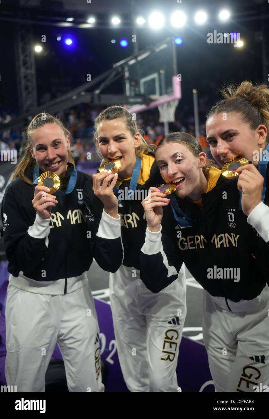 Paris, France. 06th Aug, 2024. Olympics, Paris 2024, 3x3 basketball ...