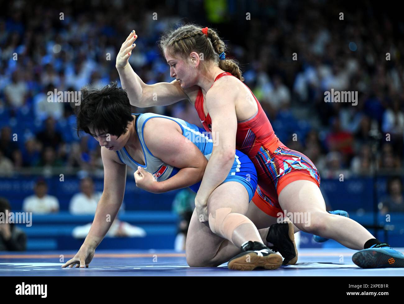 Paris, France. 5th Aug, 2024. Pak Sol Gum of the Democratic People's ...