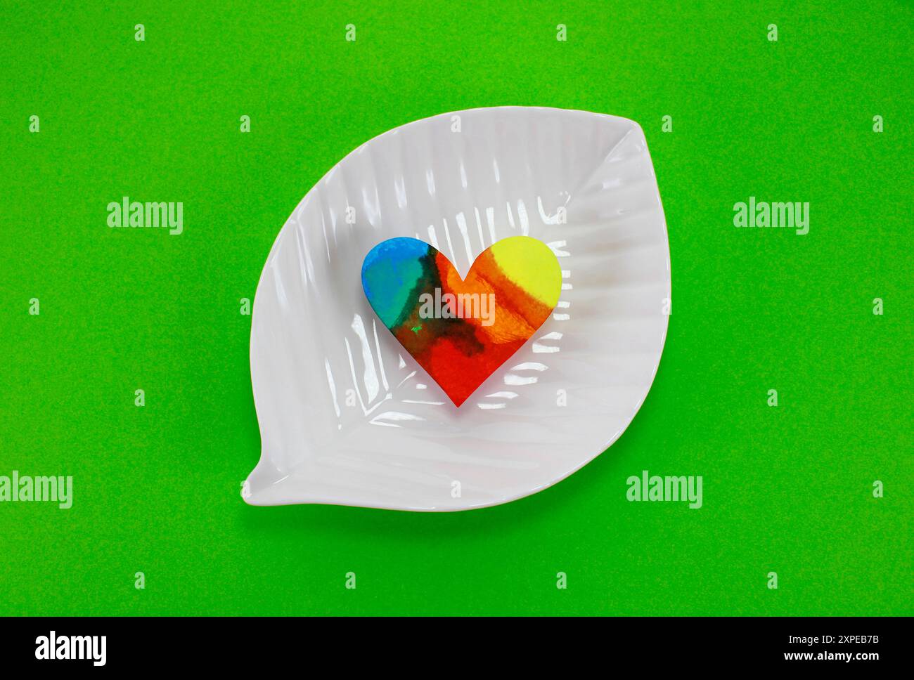Colorful heart graphic design hi-res stock photography and images - Alamy