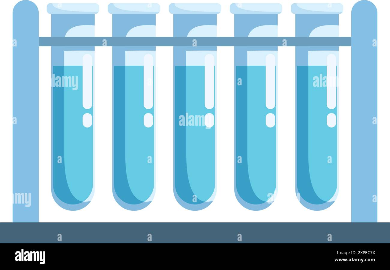 Microscope test tubes on Stock Vector Images - Alamy